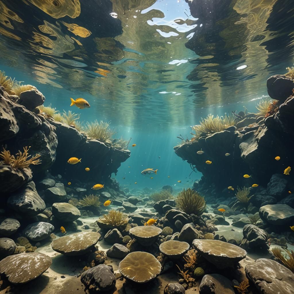 Underwater. - AI Generated Artwork - NightCafe Creator