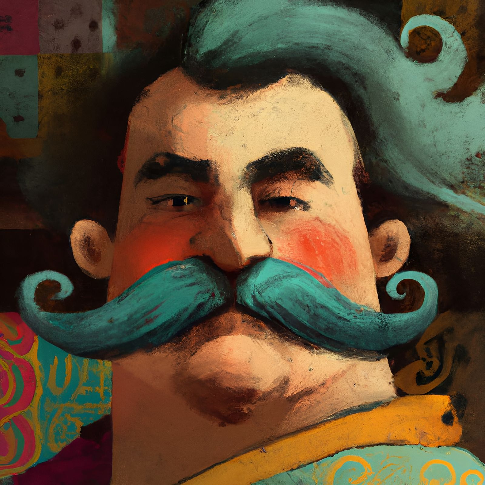 Master-Class Mustache - AI Generated Artwork - NightCafe Creator