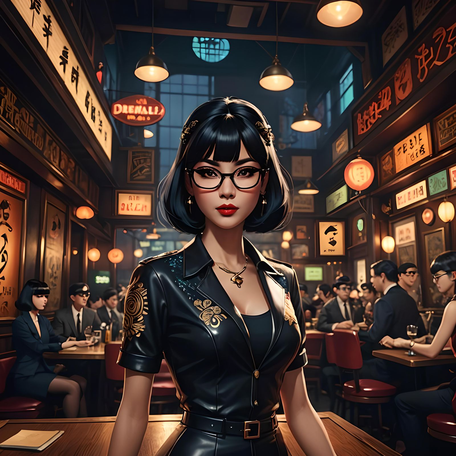 Night on the Ginza - AI Generated Artwork - NightCafe Creator