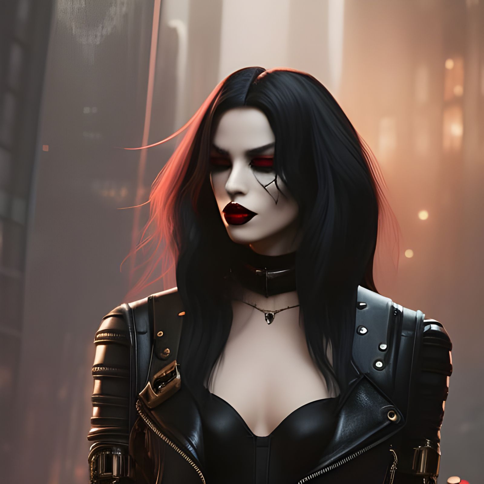 Goth girls - AI Generated Artwork - NightCafe Creator