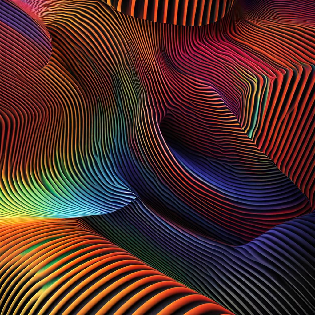 dynamic color moiré - AI Generated Artwork - NightCafe Creator