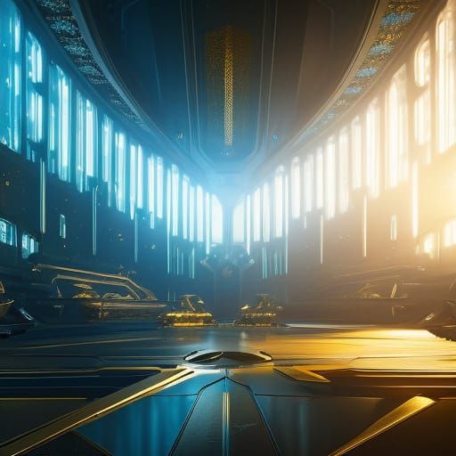 The great hall - AI Generated Artwork - NightCafe Creator