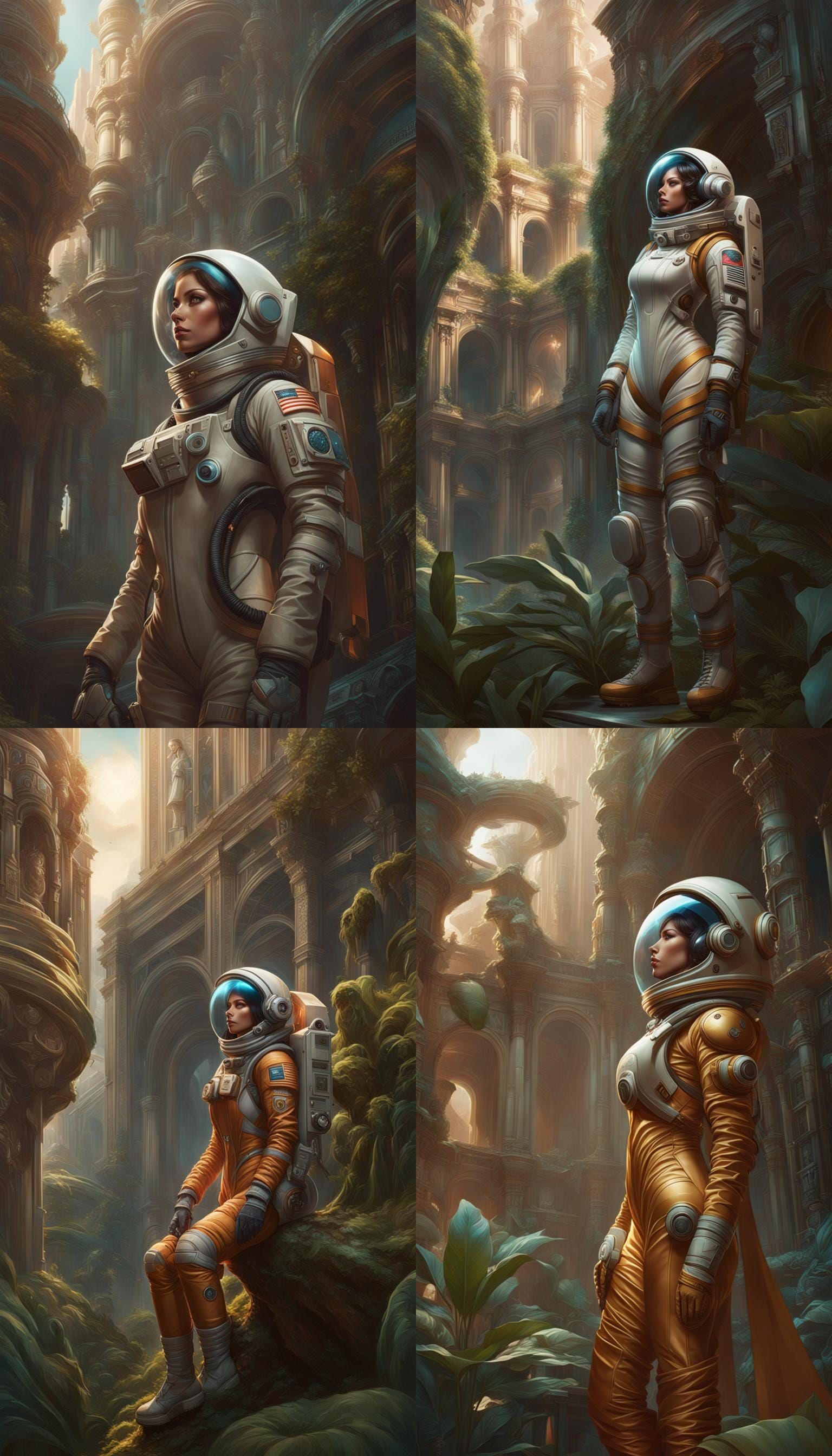 Alien Ruins (S1) - AI Generated Artwork - NightCafe Creator