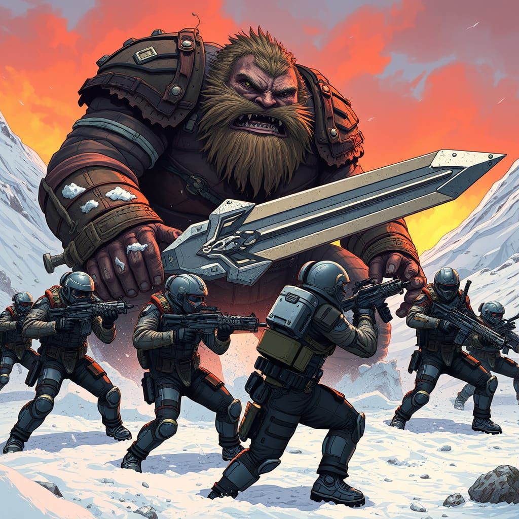 Kreest Giant - 3 sexes, non-producing gender's sole function is war ...