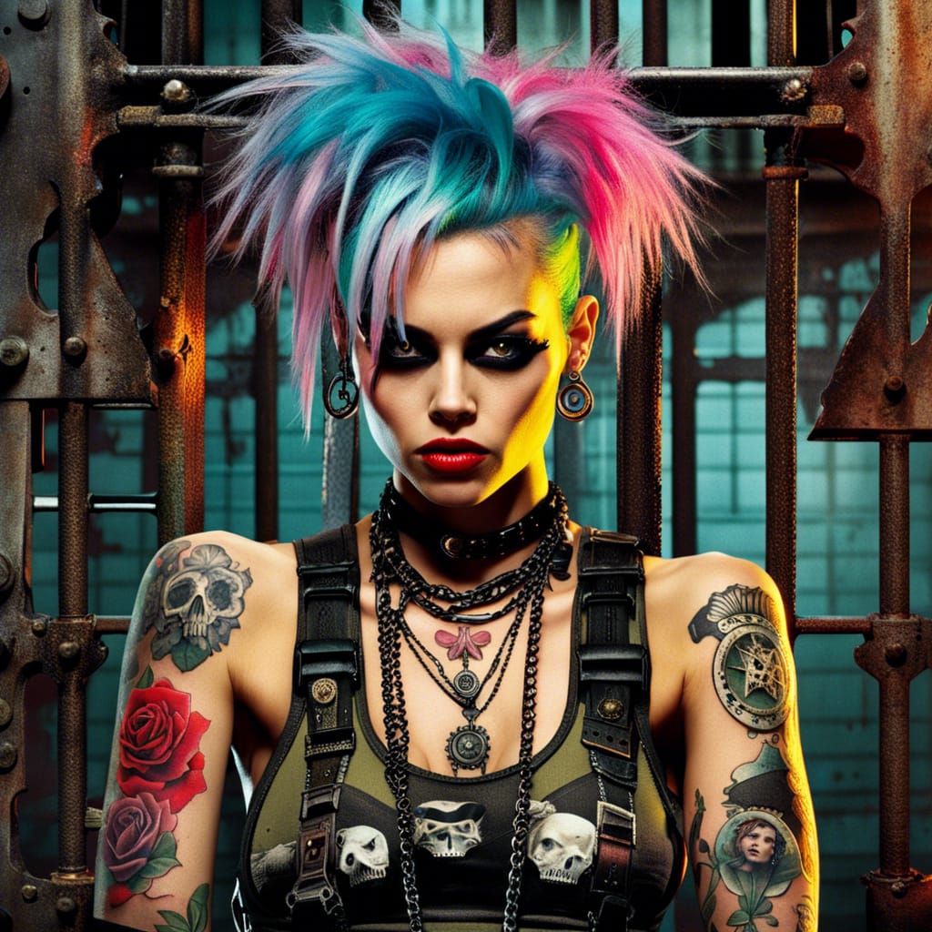 Junk Punk - AI Generated Artwork - NightCafe Creator