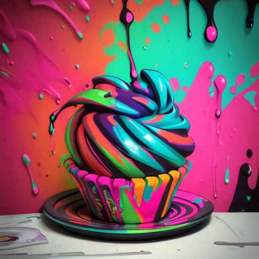 Muffin explosion - AI Generated Artwork - NightCafe Creator