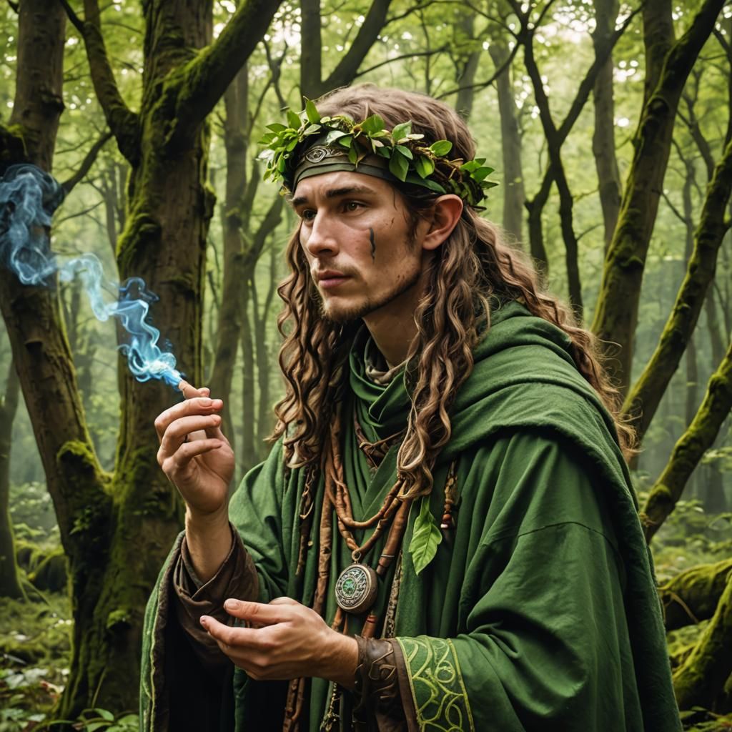 A young druid with a magic whistle - AI Generated Artwork - NightCafe ...