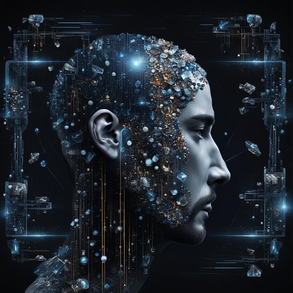 The face of a thinking - AI Generated Artwork - NightCafe Creator