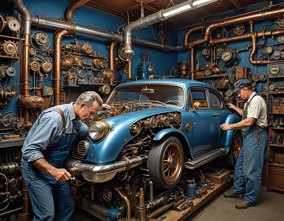 Wilson Motors "Blue Beetle" racer: 1931 - AI Generated Artwork ...