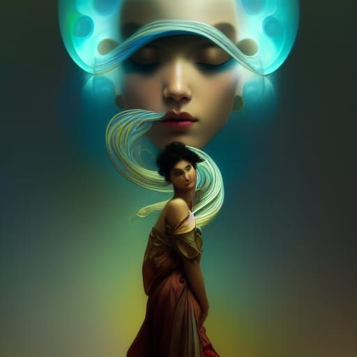 Deep mind breathing - AI Generated Artwork - NightCafe Creator