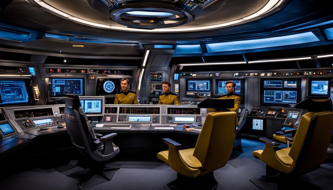 Starship command bridge work. - AI Generated Artwork - NightCafe Creator