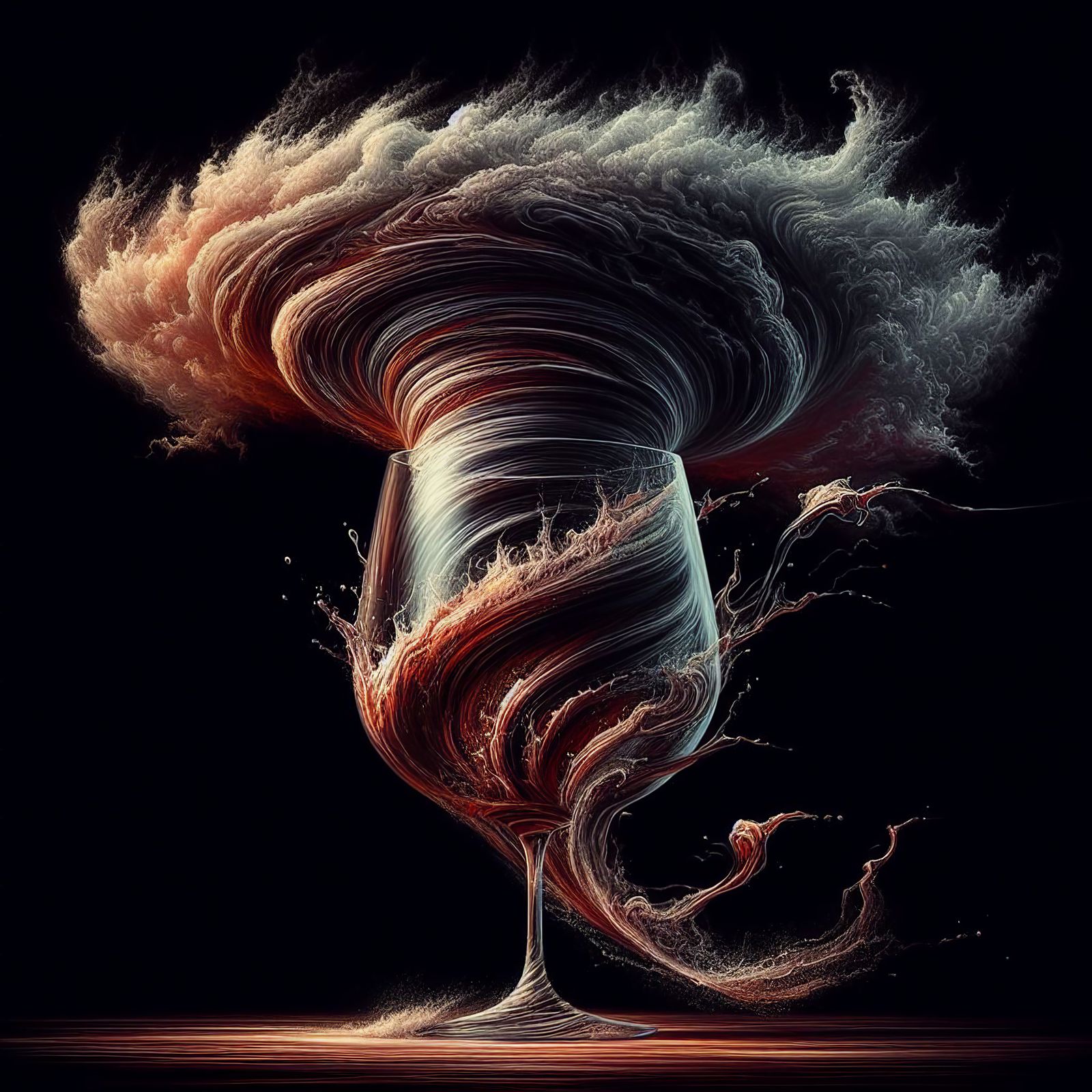 Wine, in the Abstract - AI Generated Artwork - NightCafe Creator