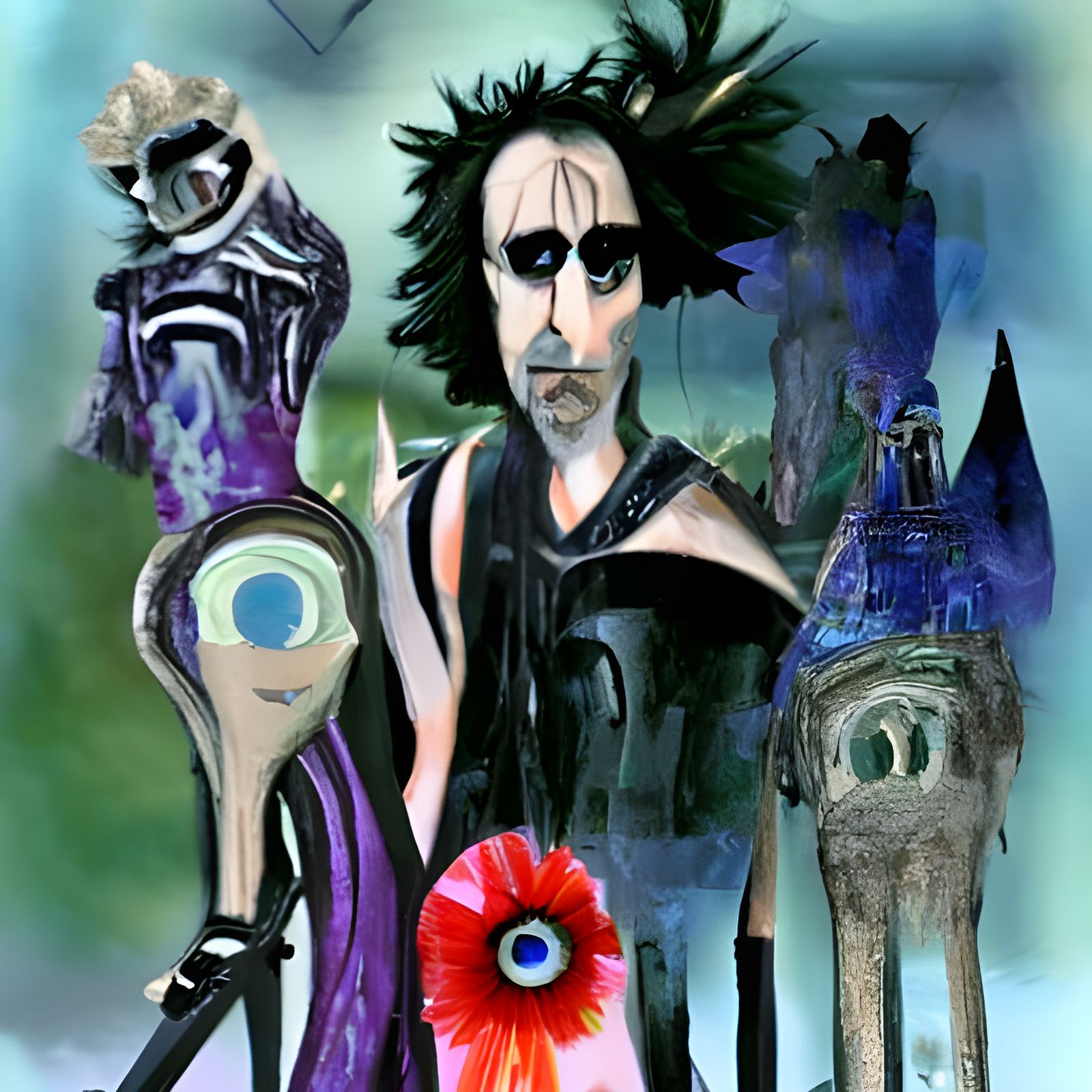 Achilles Mortimer Tim Burton gothic art synesthesia mysterious dark ...