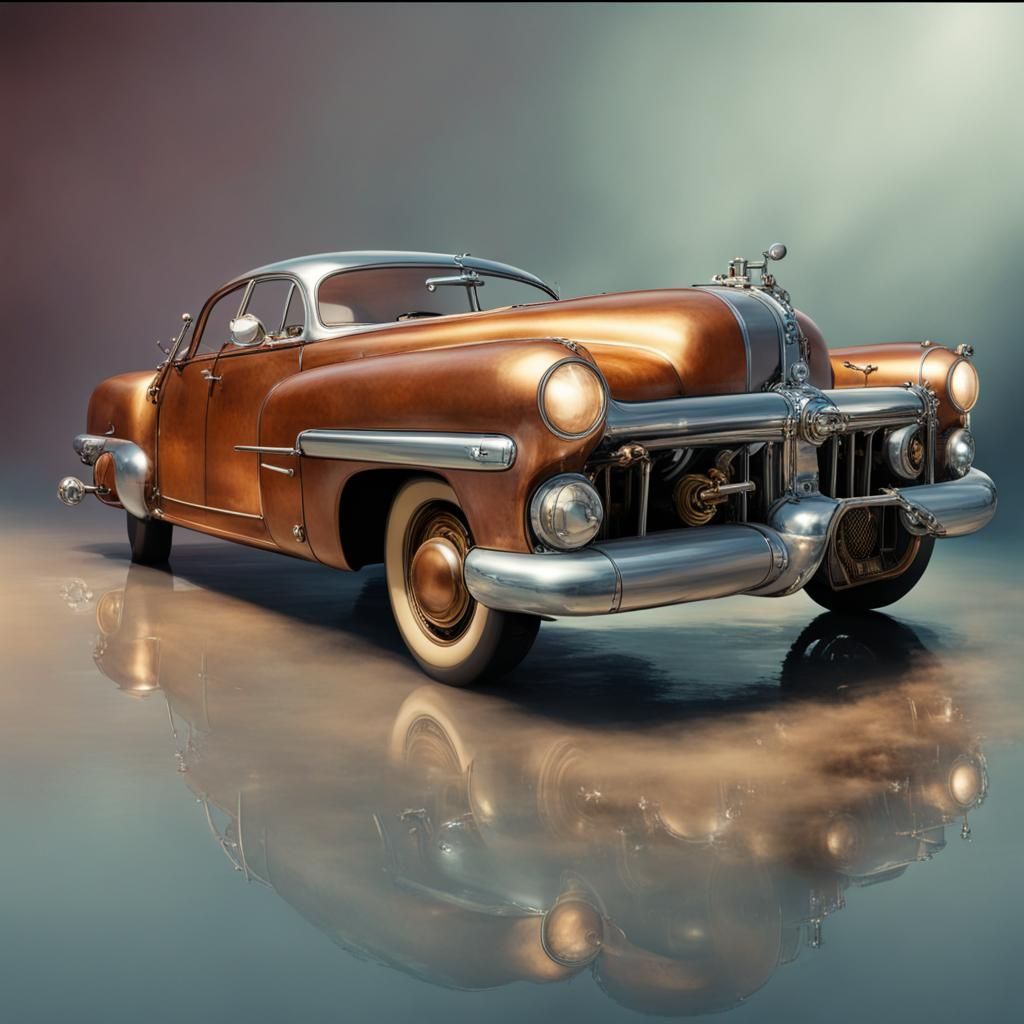 Steampunk-Oldtimer - AI Generated Artwork - NightCafe Creator