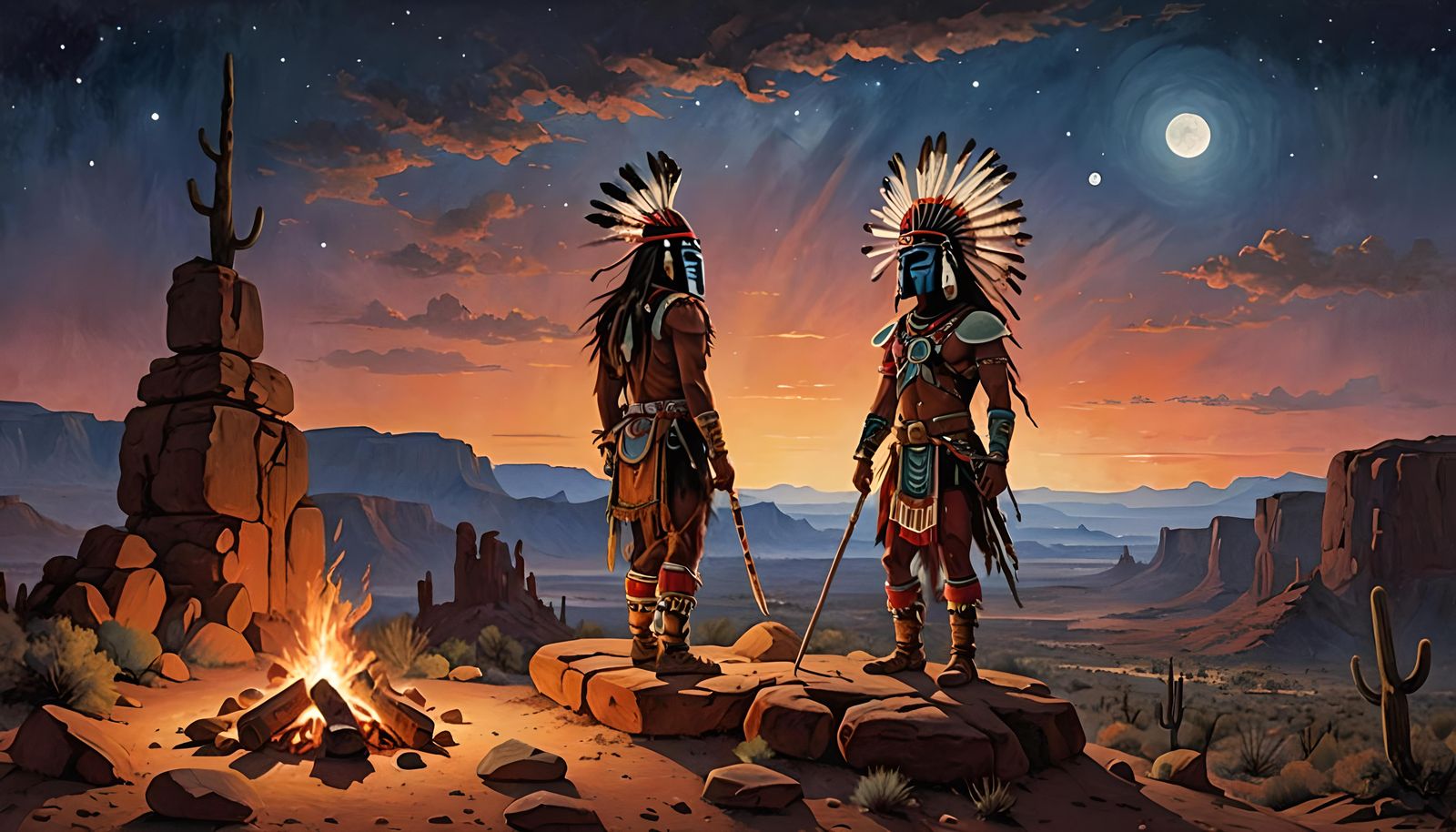 His doppelganger or his adversary? - AI Generated Artwork - NightCafe ...