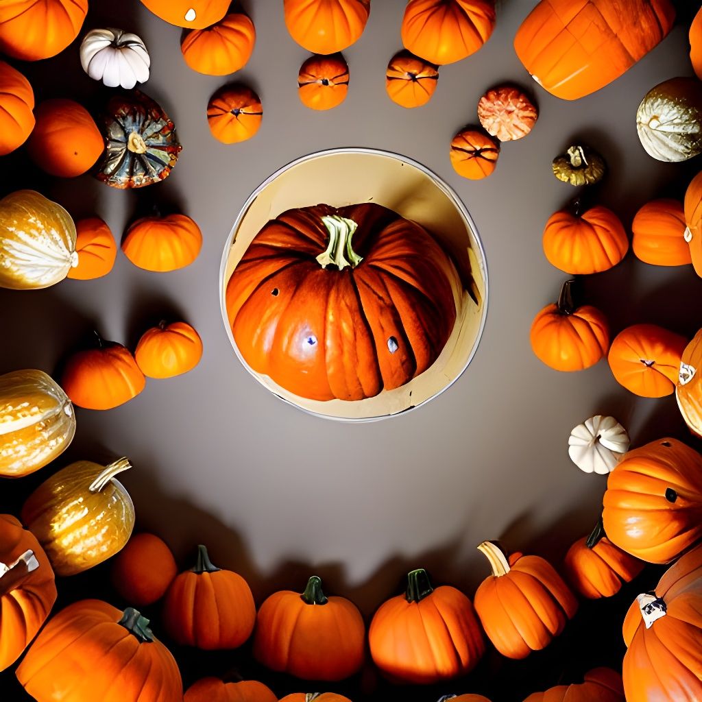 Pumpkin Baptism - AI Generated Artwork - NightCafe Creator