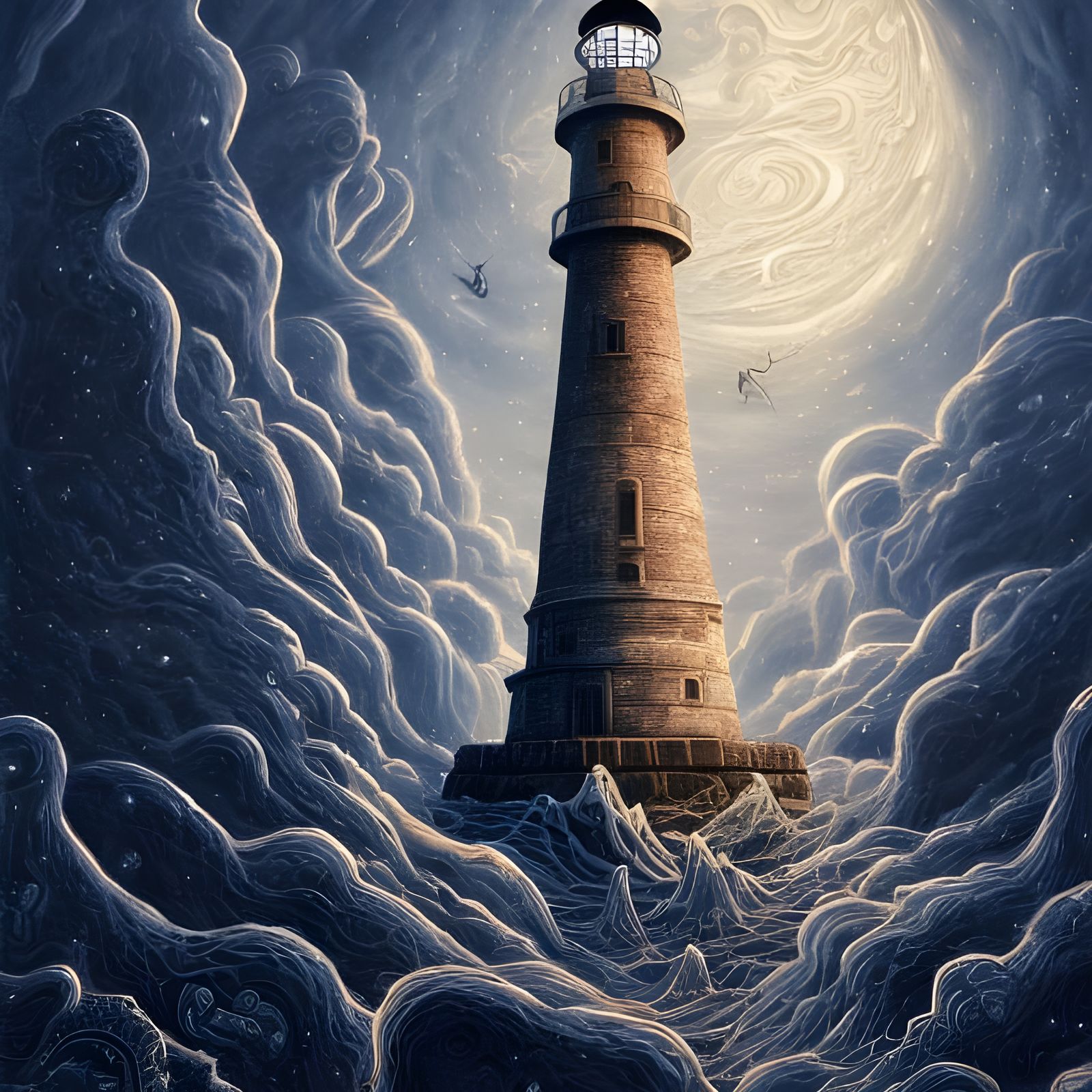 Midnight Storm - AI Generated Artwork - NightCafe Creator