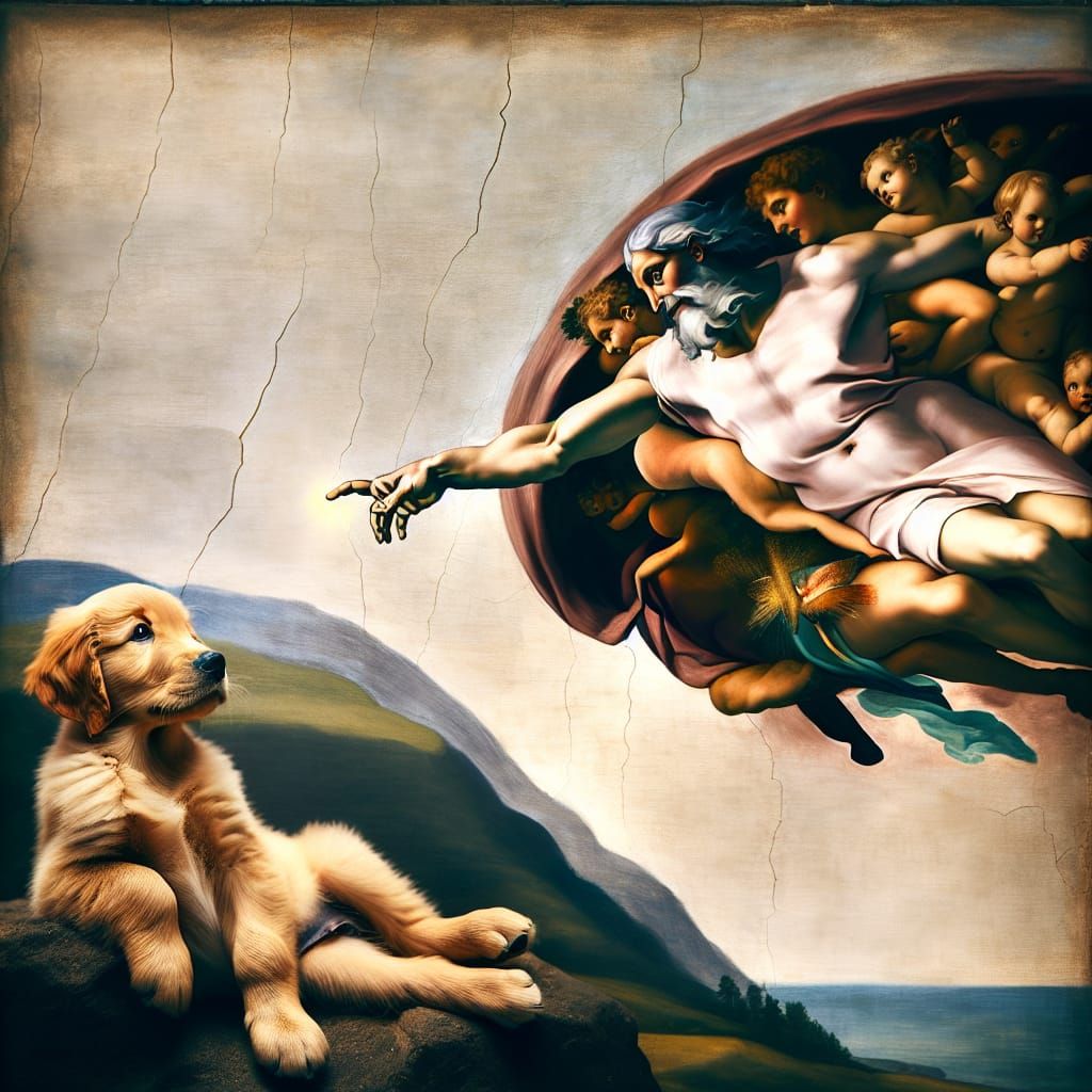 Come here boy, come here. Whose a good boy? Come here... Come here, boy ...