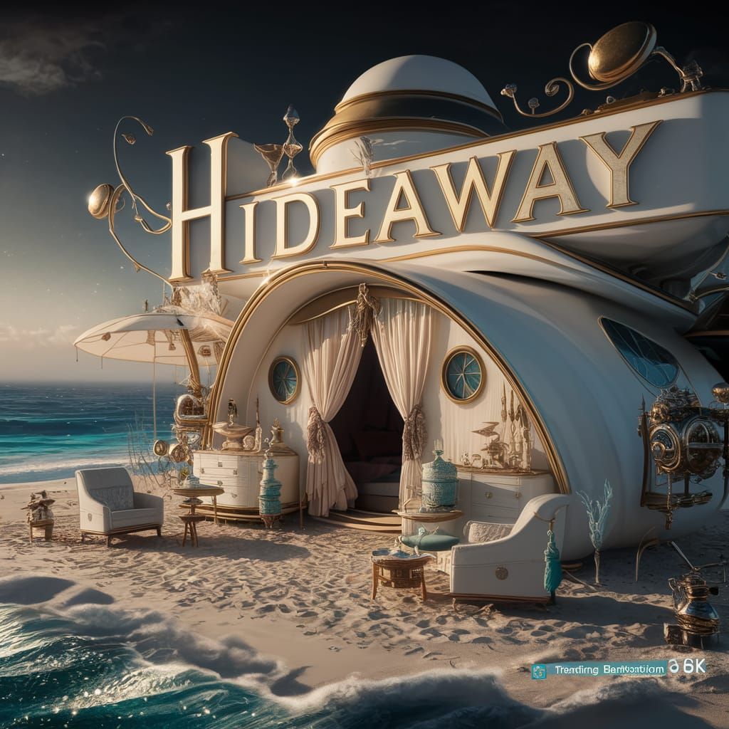HIDEAWAY - Movie Poster - AI Generated Artwork - NightCafe Creator