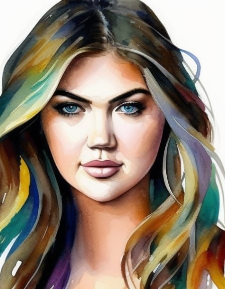 Kate Upton - AI Generated Artwork - NightCafe Creator