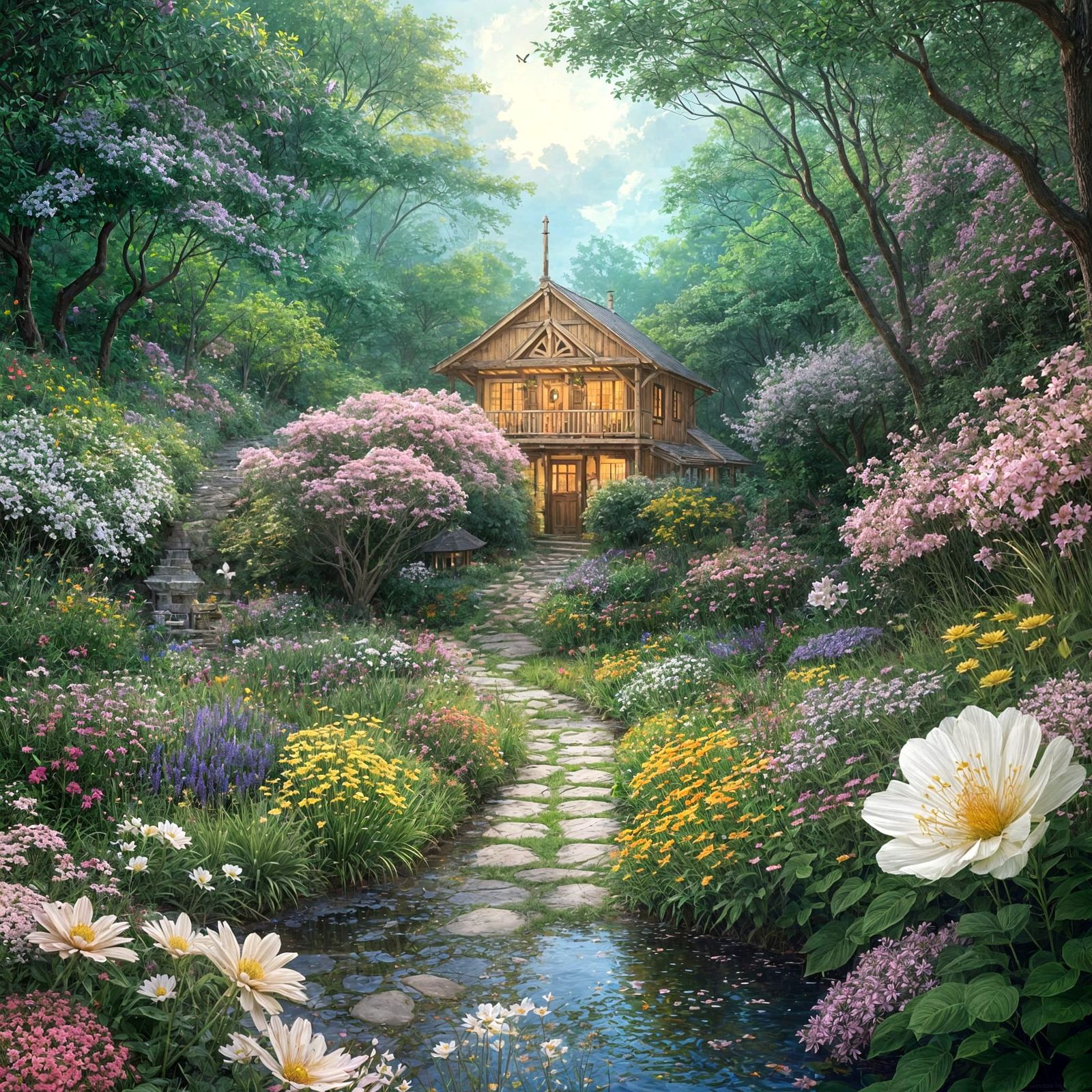 An enchanted garden - An enchanted garden