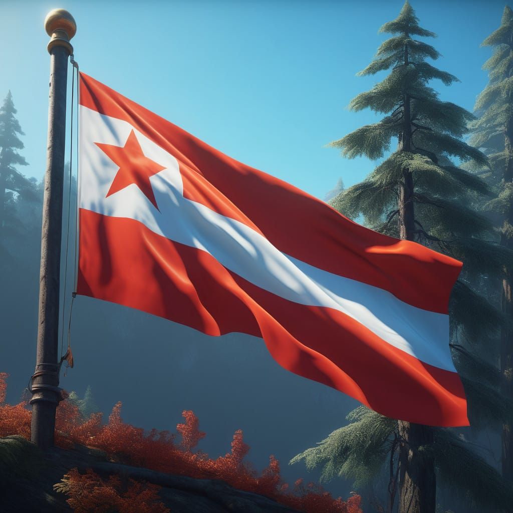 Epic flag - Epic Soviet Union Flag in Fantasy Concept Art S...