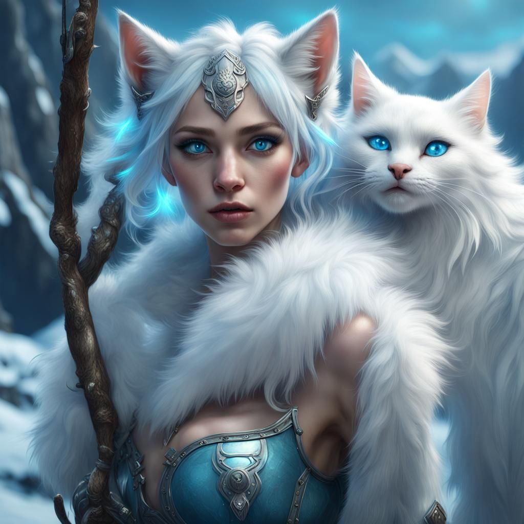 Princess Winter Wolf study (5) - AI Generated Artwork - NightCafe Creator