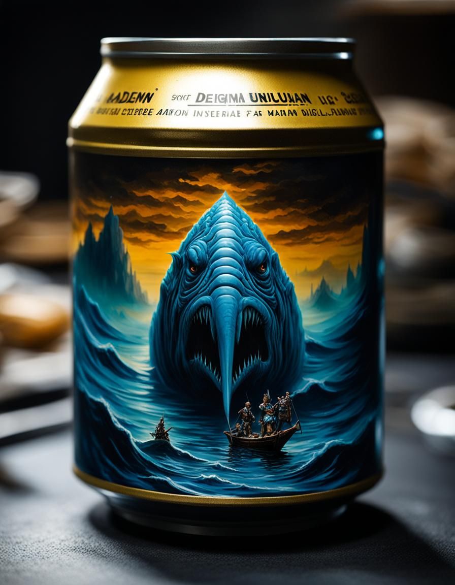 Dagon Can beer - AI Generated Artwork - NightCafe Creator