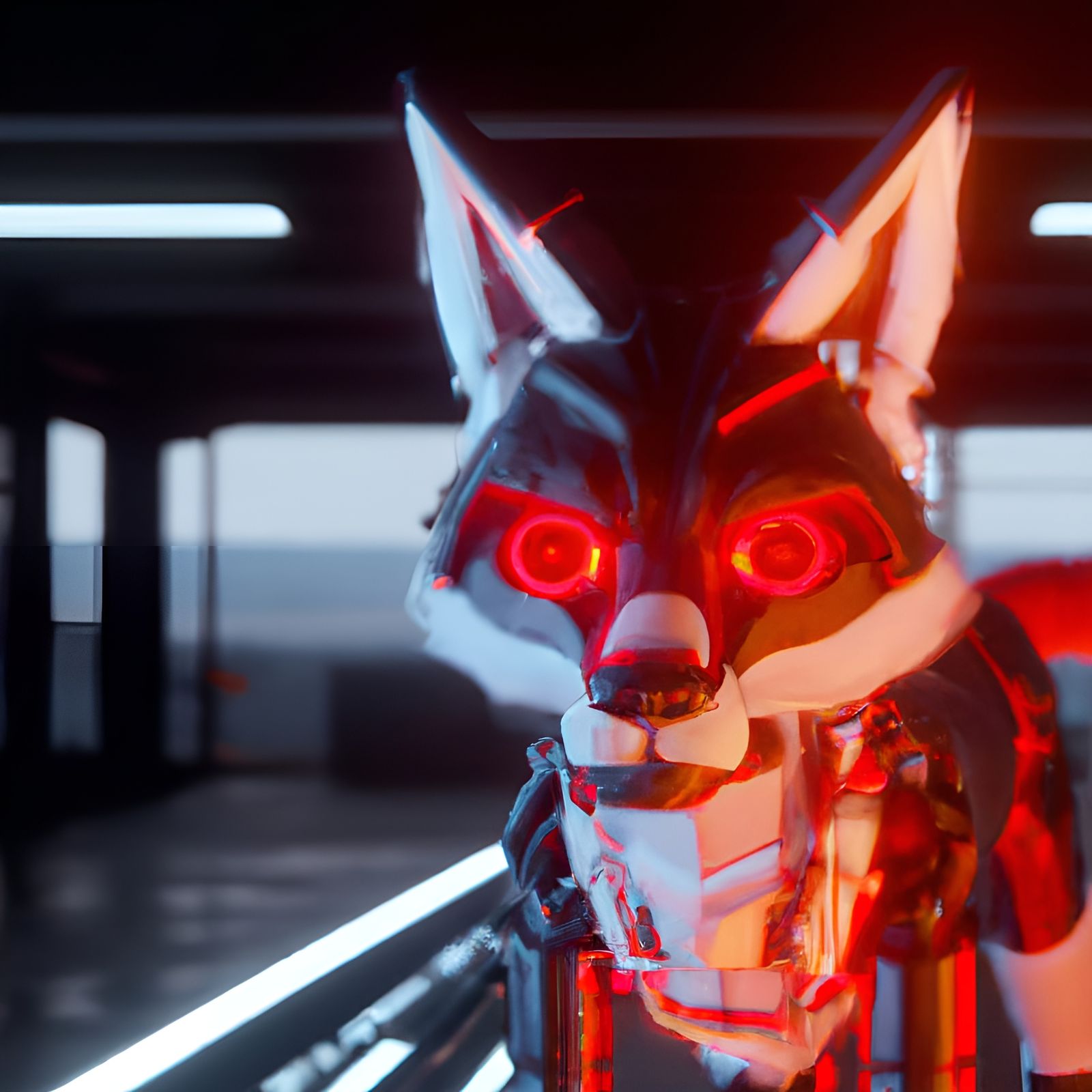 robotic fox - AI Generated Artwork - NightCafe Creator