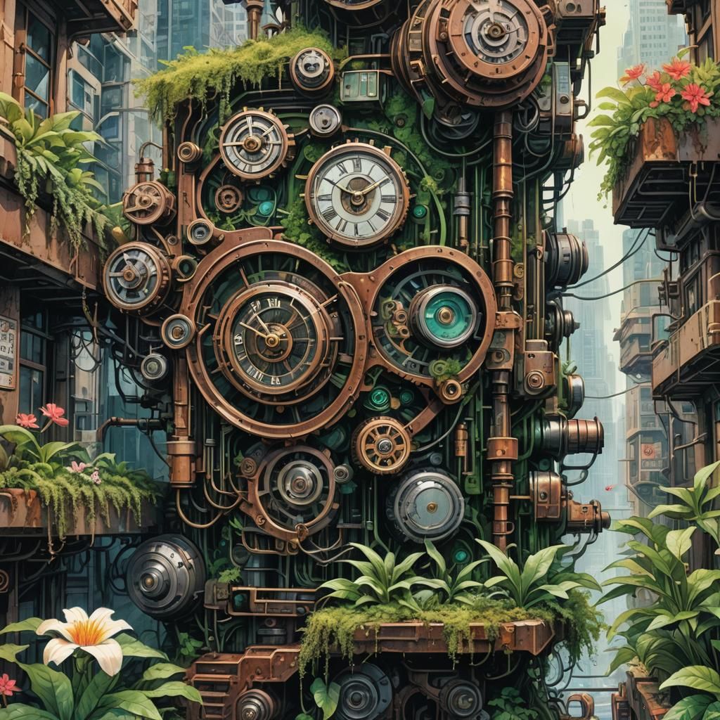 Overgrown - AI Generated Artwork - NightCafe Creator