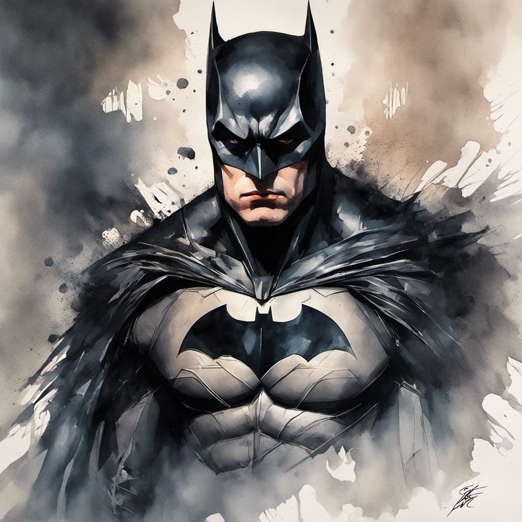 Batman ~ Portrait - AI Generated Artwork - NightCafe Creator