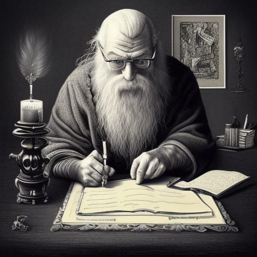 Wordsmith - AI Generated Artwork - NightCafe Creator