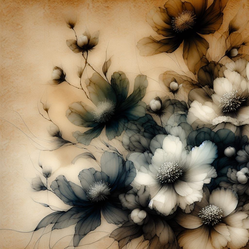 flowers V - AI Generated Artwork - NightCafe Creator