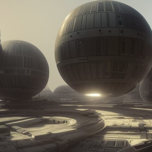death star - AI Generated Artwork - NightCafe Creator