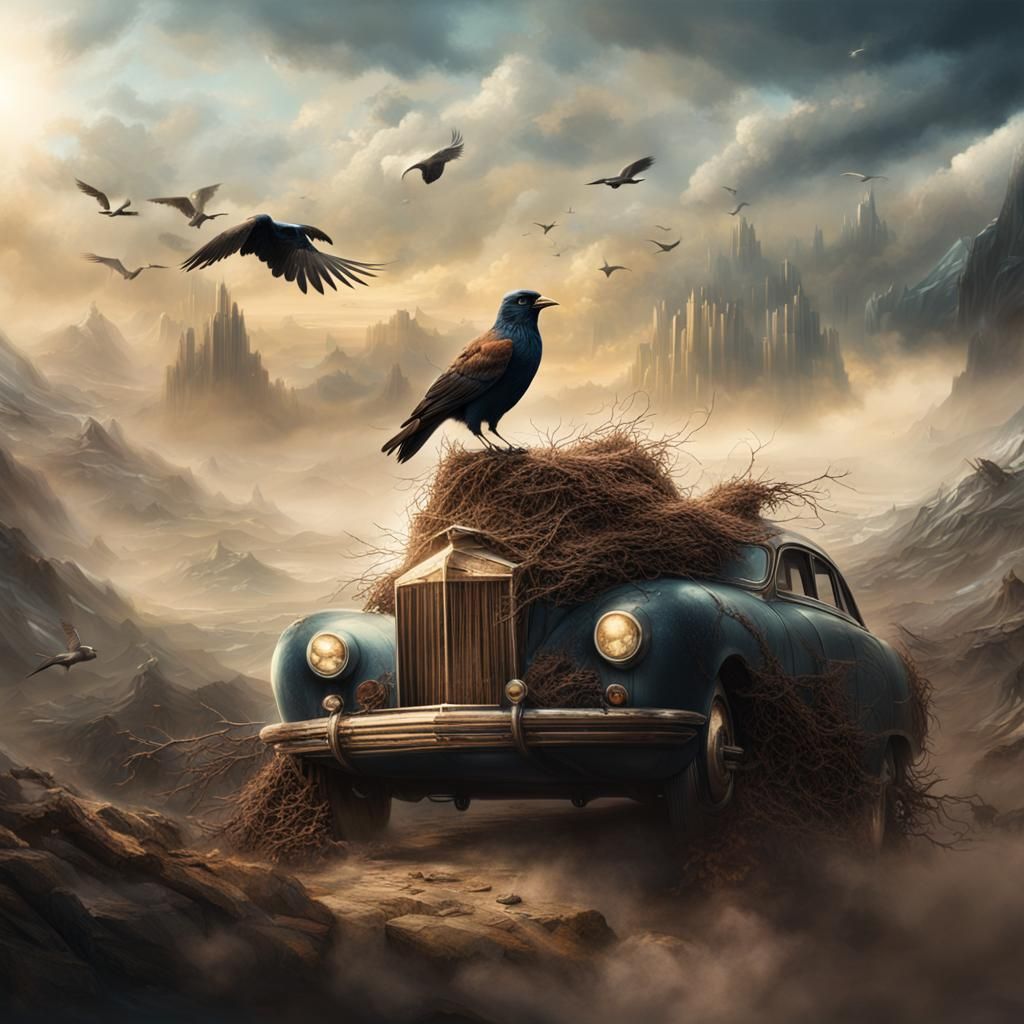 Phantom birds - AI Generated Artwork - NightCafe Creator