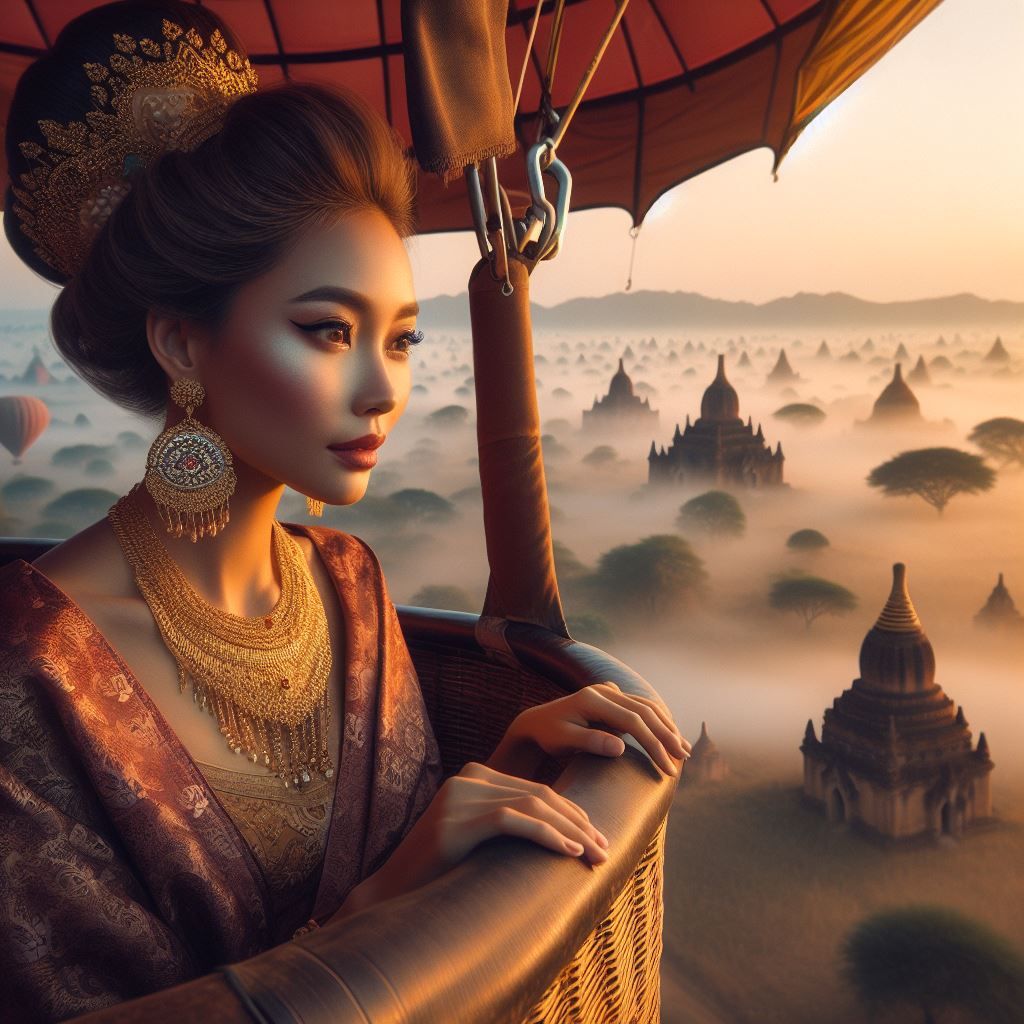 Bagan, Mandalay Region, Myanmar - AI Generated Artwork - NightCafe Creator