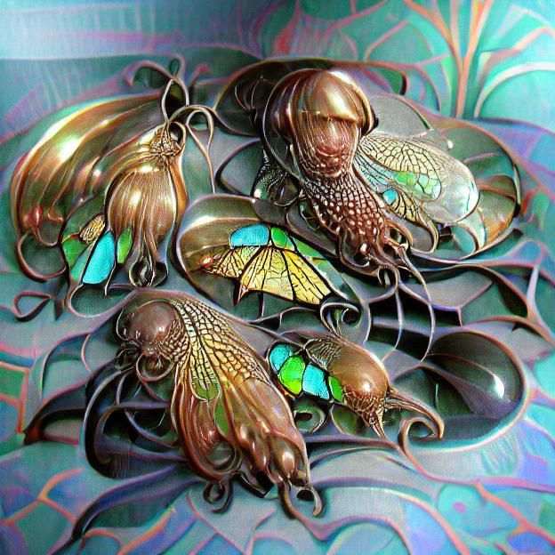 Fractal Fusion Experiment 284 - AI Generated Artwork - NightCafe Creator