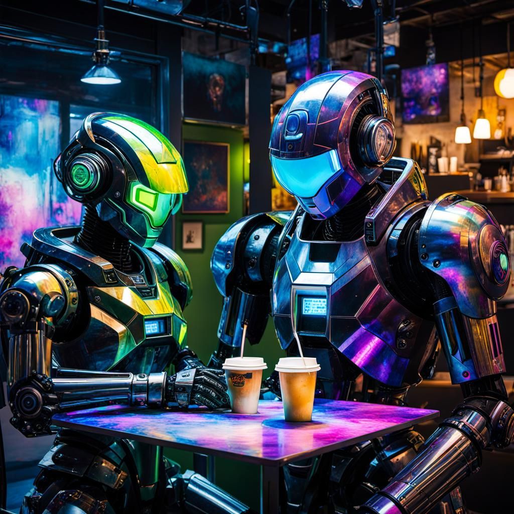 Coffee Break - AI Generated Artwork - NightCafe Creator