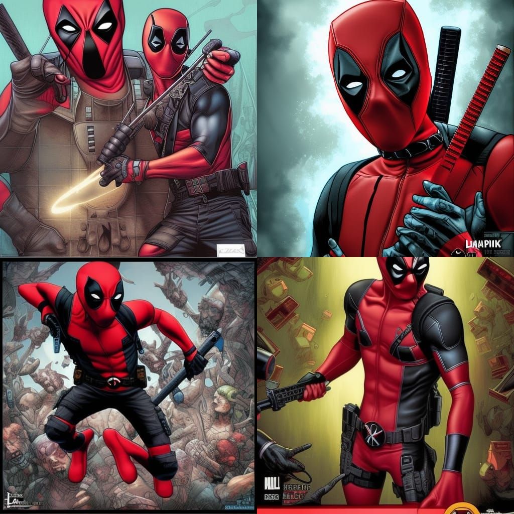 Linkin Park and Deadpool collab - AI Generated Artwork - NightCafe Creator