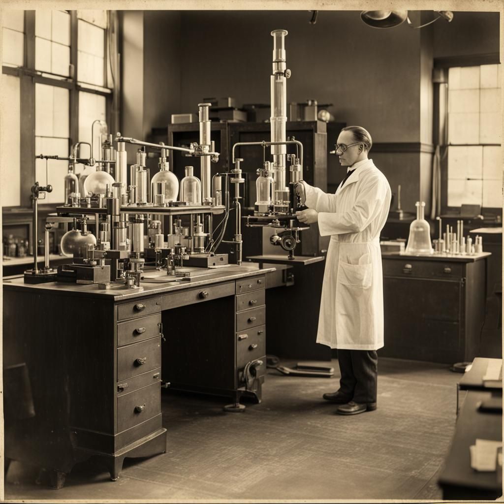 Science of the 1920s - AI Generated Artwork - NightCafe Creator