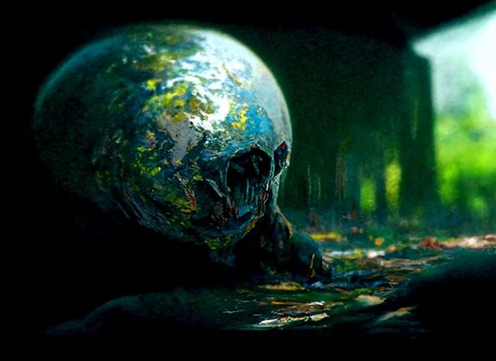 The Earth Finally Died - AI Generated Artwork - NightCafe Creator