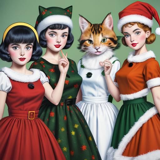 The girls night out - AI Generated Artwork - NightCafe Creator