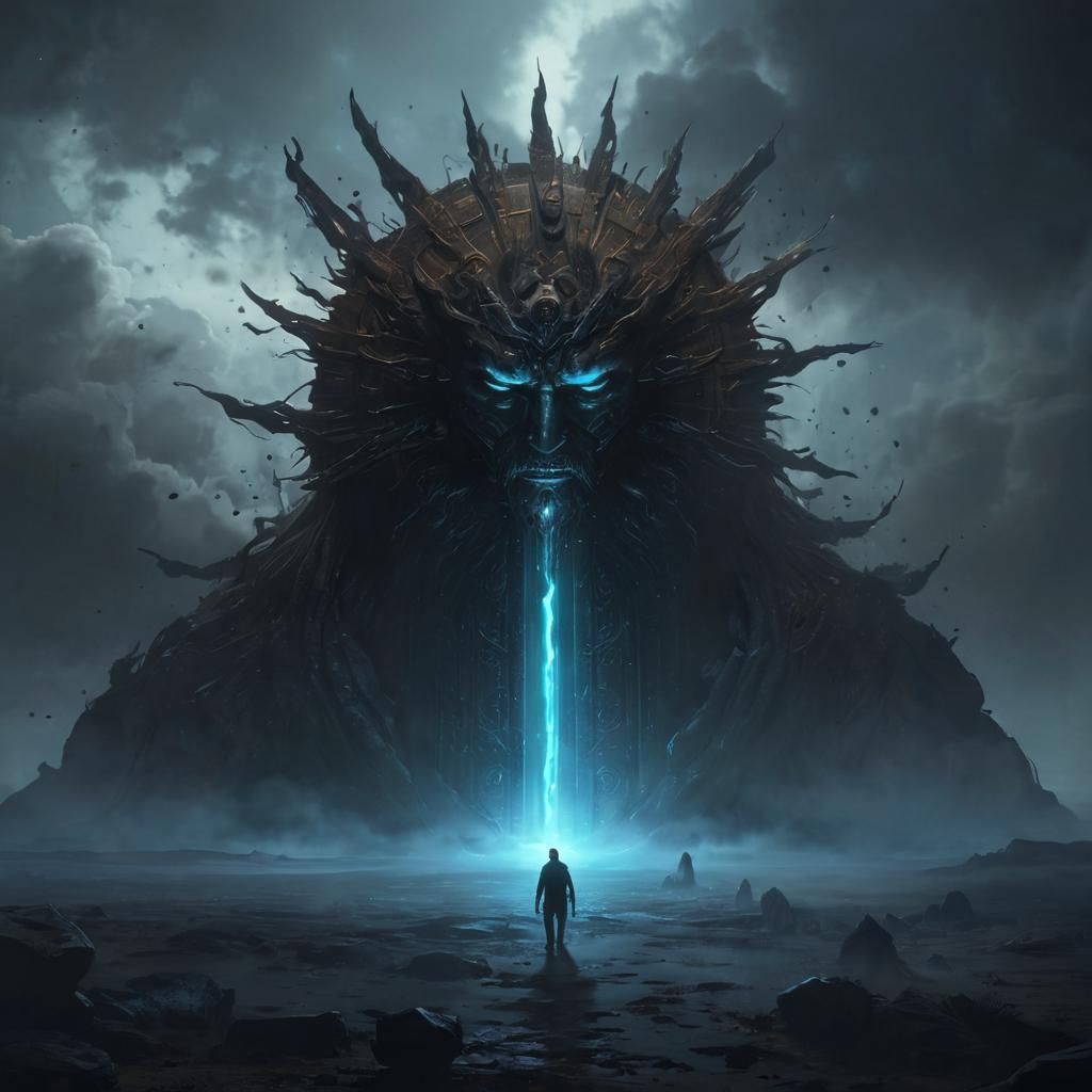 Walking towards doom. - AI Generated Artwork - NightCafe Creator