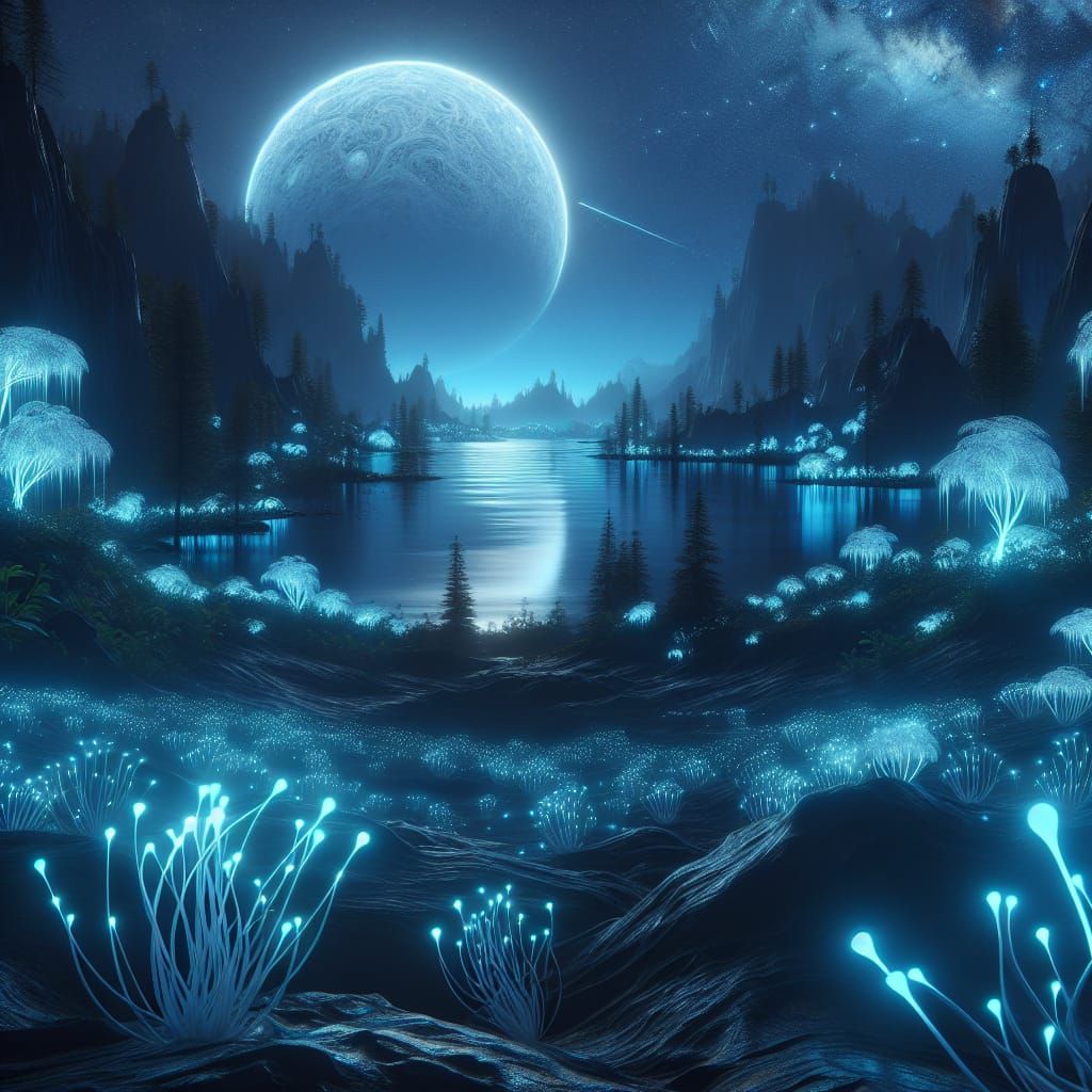 Alien Planet - AI Generated Artwork - NightCafe Creator