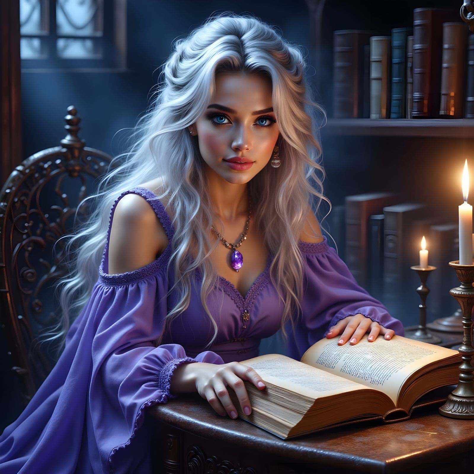 Searching for Answers - Norse Goddess Reading by Candlelight...