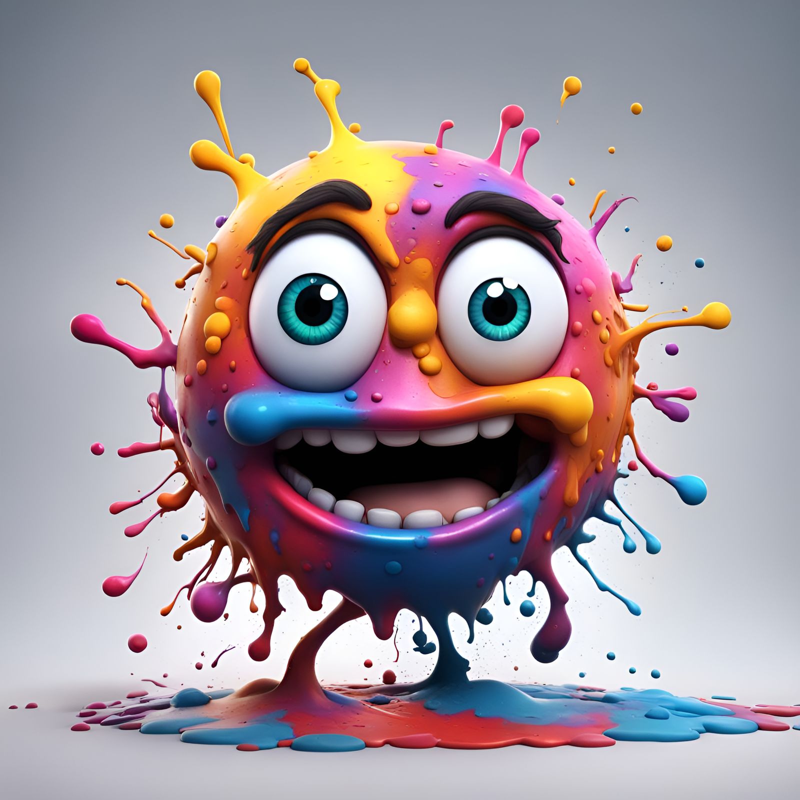 Ink splatter … - AI Generated Artwork - NightCafe Creator