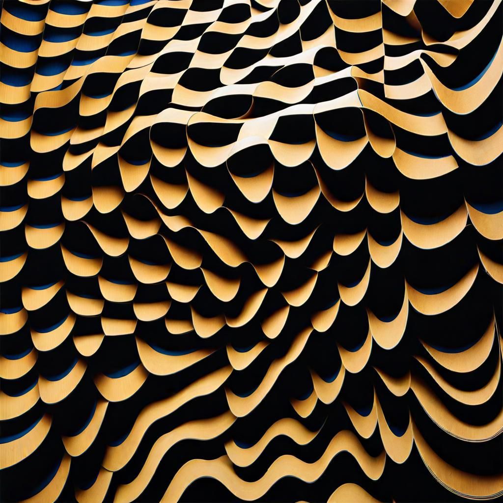Optical Illusion Art Made From Recycled Materials - AI Generated ...