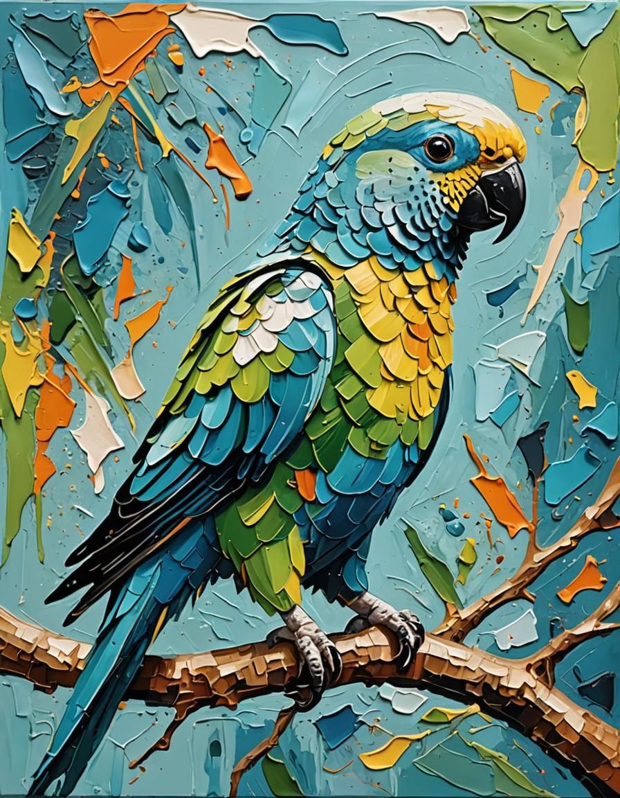 Parakeet - AI Generated Artwork - NightCafe Creator