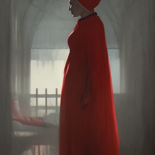 a handmaid's tale 3 - AI Generated Artwork - NightCafe Creator