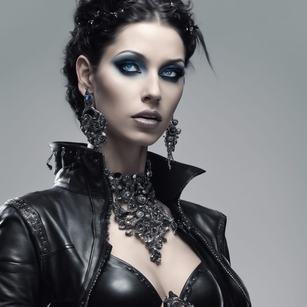 Beautiful goth girl#2 - AI Generated Artwork - NightCafe Creator